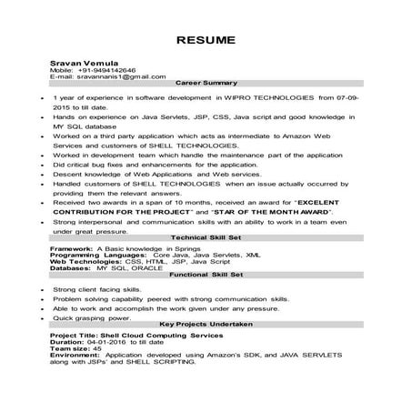 SRAVAN RESUME (1) | DOCX