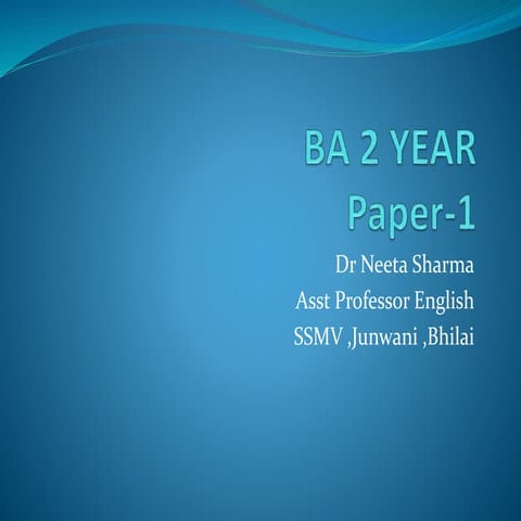 Ba 2 year | PPT