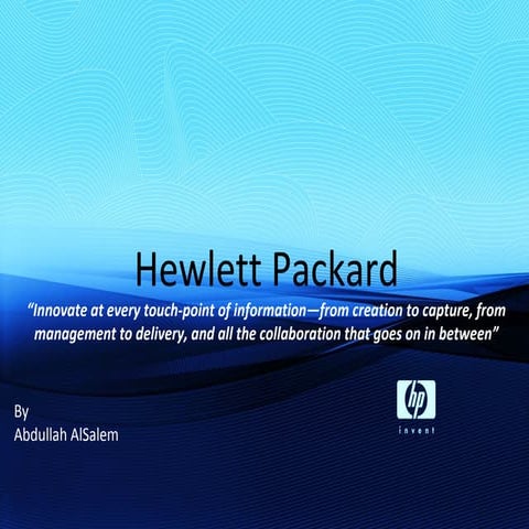 Hp case study | PPT