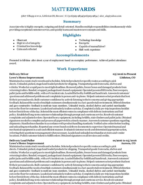 George's Resume | PDF
