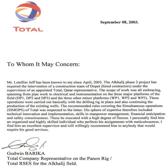 Total E&P Qatar 1 | PDF