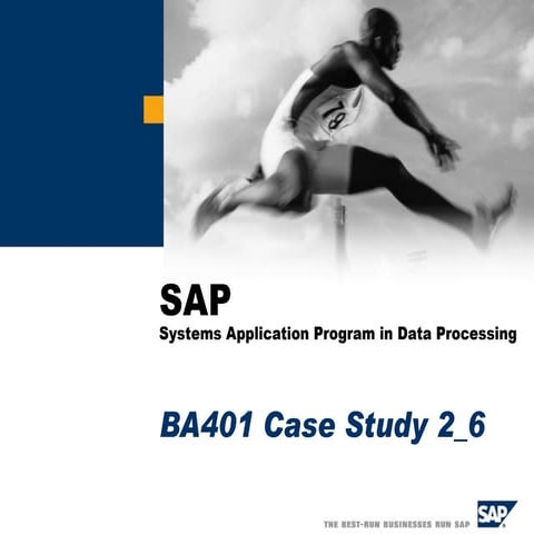 Ba401 Case 2 6 Sap Company | PPT