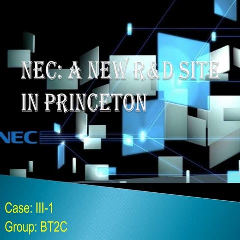 Ba401 Case3 1 Nec By Bt2 C | PPTX