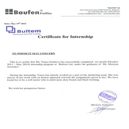 certificate - T.G... | PDF