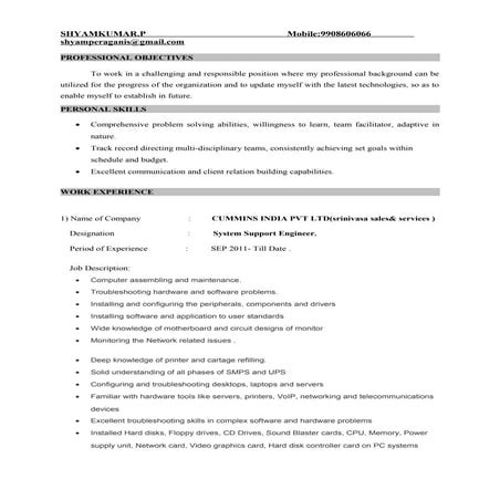 SHYAM NETHA RESUME (1) | DOC