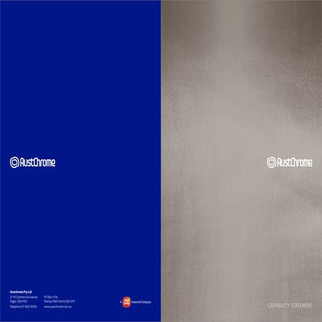 AustChrome 2016 Capability Study 8pp Final | PPT