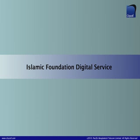 Islamic Foundation | PPT