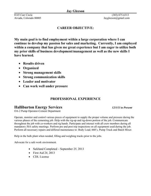 Mike Denomme resume | PDF