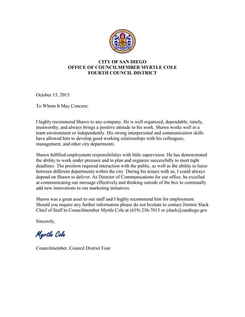 Recommendation Letter | PDF
