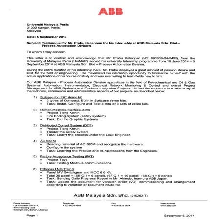 Testimony with signature | PDF