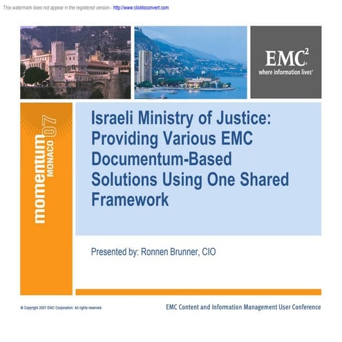 EMC ECD Documentum D2 | PPTX