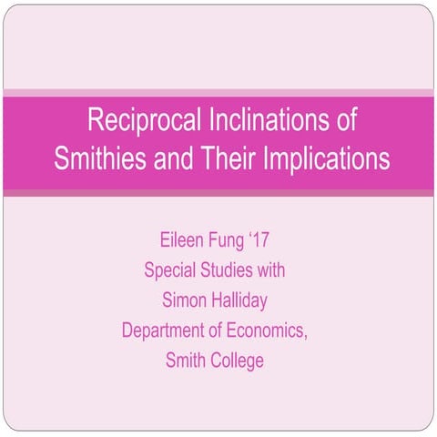 Reciprocal Inclinations of Smithies Presentation-5-4 | PPTX ...