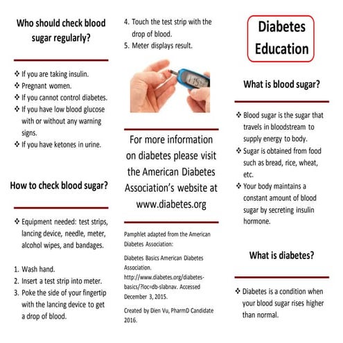 Diabetes flyer | DOCX