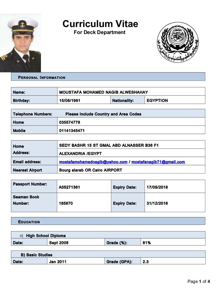 Application Form Application Form