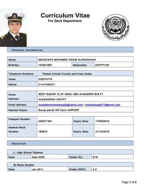 SRIVATSAN CV - Marine Engineering - REVISED | DOCX