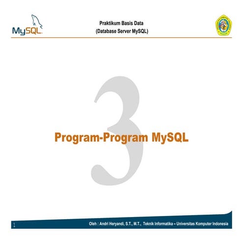 Bab 03-program-program my sql | PPT