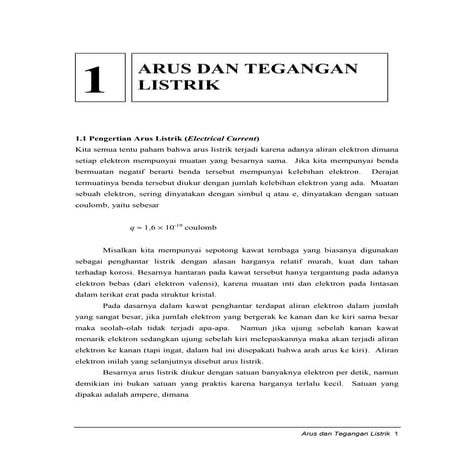 arus terus dan arus ulang-alik | PPTX
