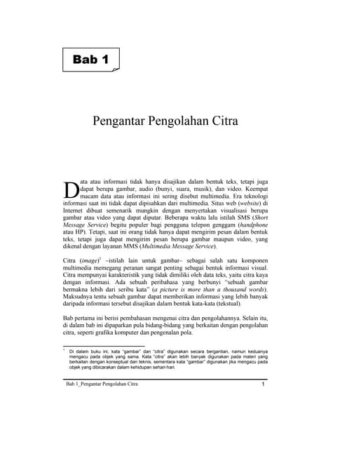 Bab 4 operasi-operasi dasar pengolahan citra dijital | PDF
