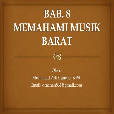 BAB. 8 (UNSUR) MUSIK BARAT .pptx