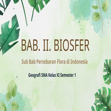BAB. II. Biosfer persebaran flora di Indonesia.pptx