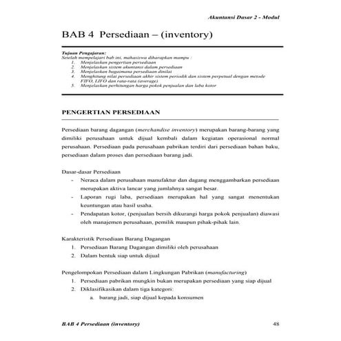 Bab 4-persediaan | PDF