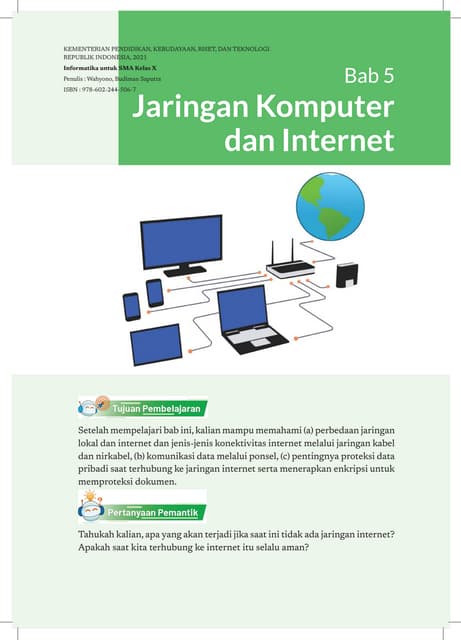 Jaringan Komputer dan Internet - Kelas X SMK | PPTX