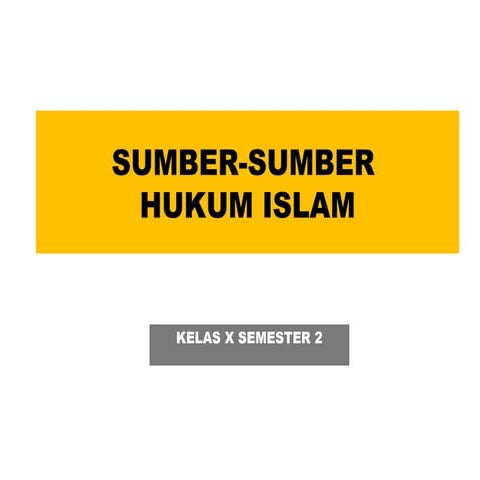 Bab 6-sumber-sumber-hukum-islam2 | PPT