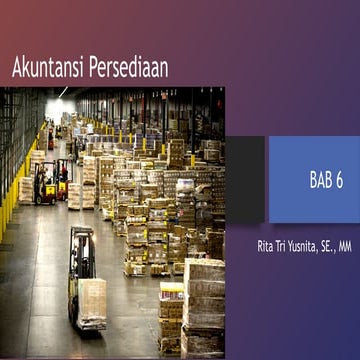 Contoh contoh soal dan jawaban persediaan barang | PPTX