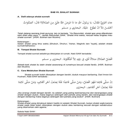 Bab 8-shalat-sunnah | PDF