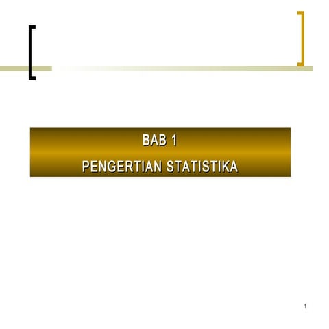 Bab 01 statistika | PPT