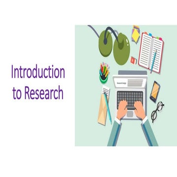 Introduction to research, definition, classification | PPTX