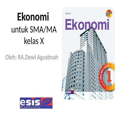 EKONOMI UNTUK SMA KELAS X MA ANNUQAYAH 2025 | PPTX