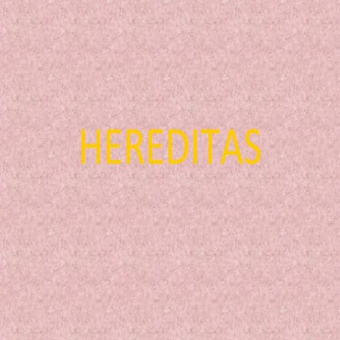 Bab 06 hereditas | PPT