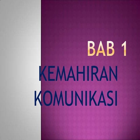 Bab 1 | PPTX
