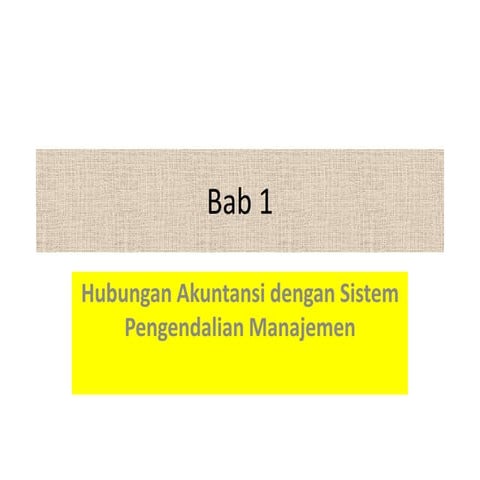 Bab 1 | PPTX