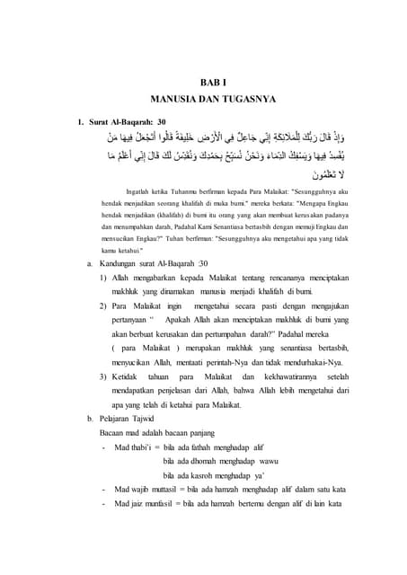 Ppt manusia sebagai khalifah | PPTX