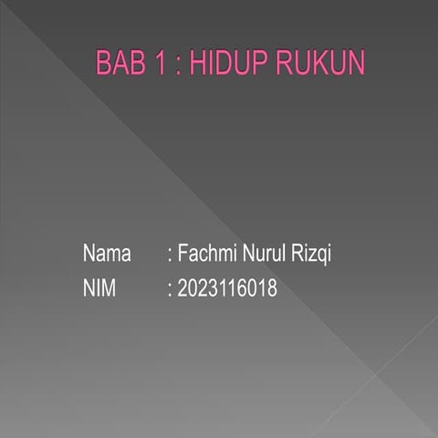 Bab 1 | PPT