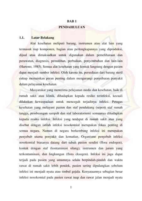 Penanganan linen infeksius dan non infeksius | PPT