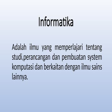 informatika ilmu tentang sains dan it.pt