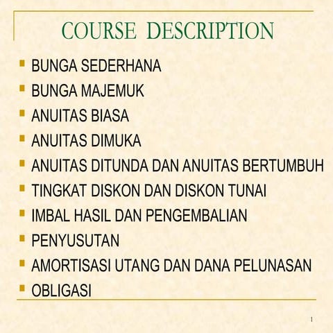 Konsep Bunga (pengertian dan contoh perhitungan) | PPT