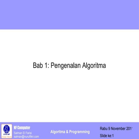 Bab1 algoritma | PPT