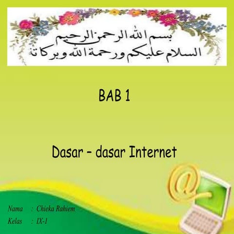 Bab 1 Dasar Dasar Internet | PPTX
