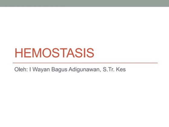 Materi Hemostasis.pdf
