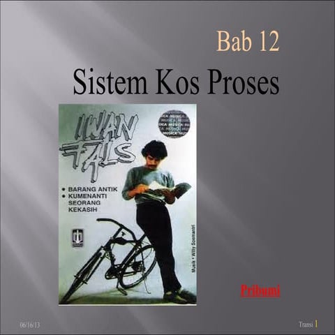 Bab 12 Sistem Kos Proses | PPT