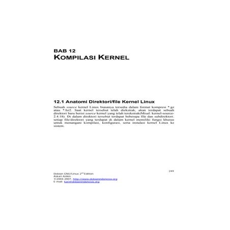 Bab 12 kompilasi kernel | PDF