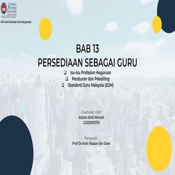 BAB 13 PERSEDIAAN SEBAGAI GURU.pptx