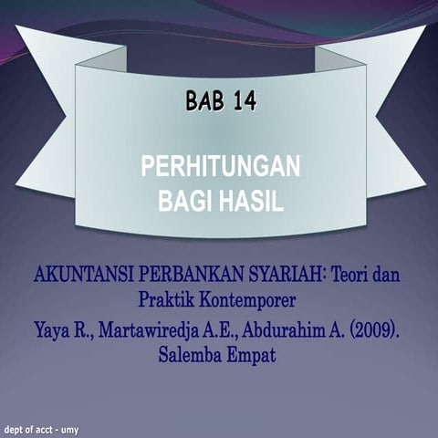 Bab 14 - Perhitungan Bagi Hasilsyariah.ppt