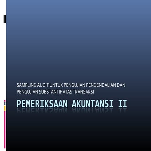 sampel representatif buku A. Arens, Alvin. Bab 14.trans | PPT