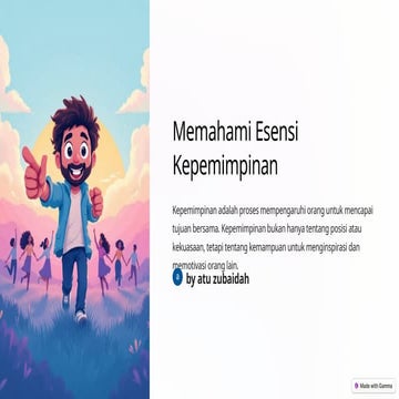 Memahami Esensi Kepemimpinan dan prinsip prinsip dasar kepemimpinan | PPTX