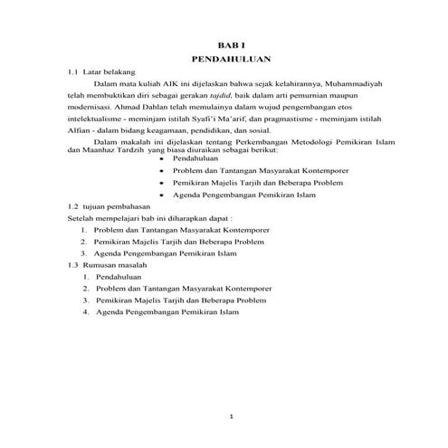 Bab 1 aik | PDF